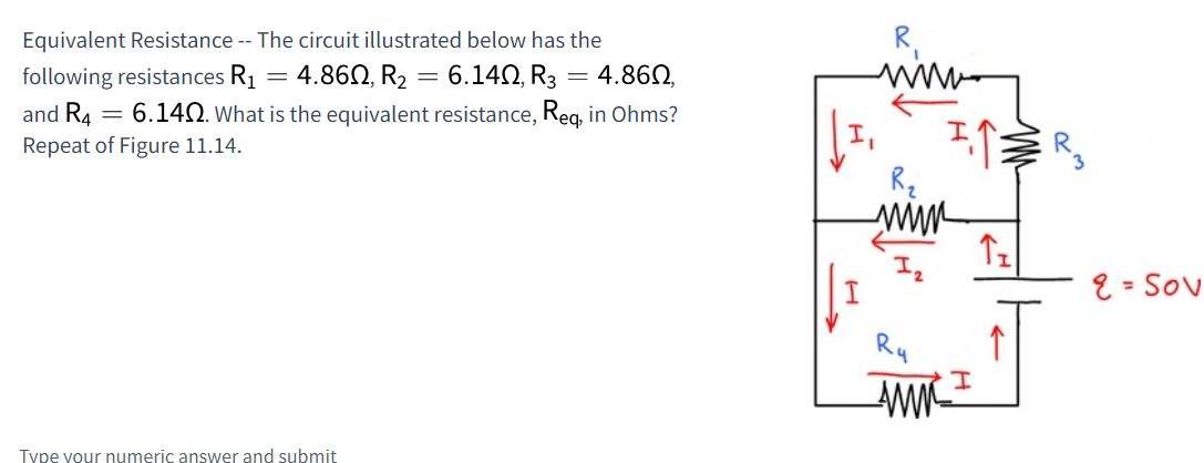 Solved Equivalent Resistance -- ﻿The circuit illustrated | Chegg.com