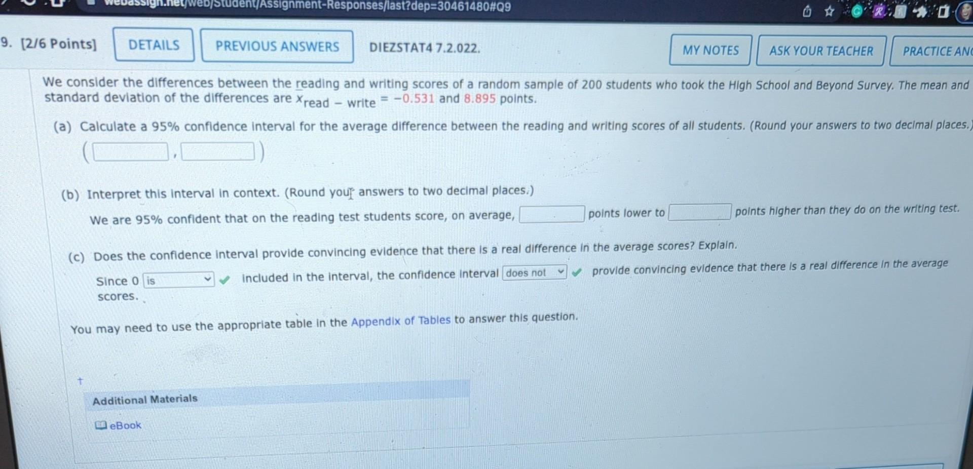 Solved We consider the differences between the reading and | Chegg.com