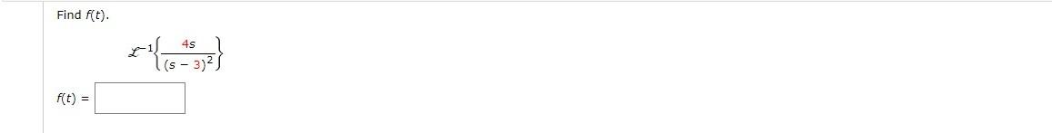 Solved Use (8), ∫0tf(τ)dτ=L−1{sF(s)}, to evaluate the given | Chegg.com