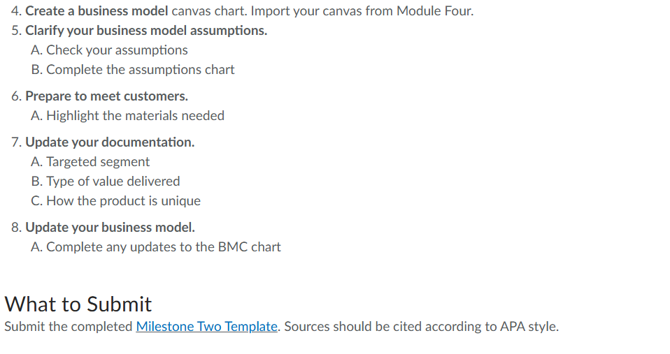 [Solved]: Completing the Business Model Canvas Template is a