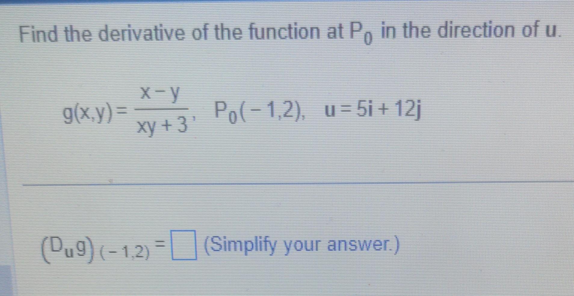 Solved Find ∇f at the given point. | Chegg.com