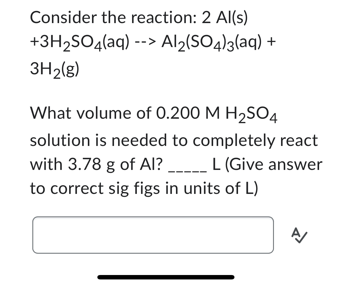 Solved Consider the reaction: | Chegg.com