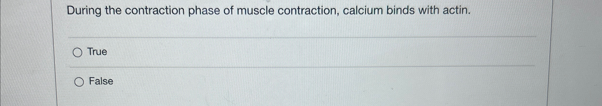 Solved During the contraction phase of muscle contraction, | Chegg.com