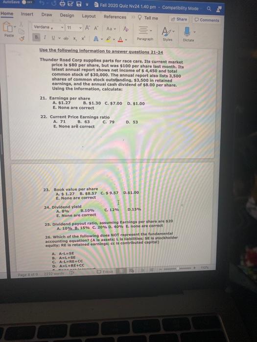 Solved Autosave DER Fall 2020 Quiz NV24 1.40 pm - | Chegg.com