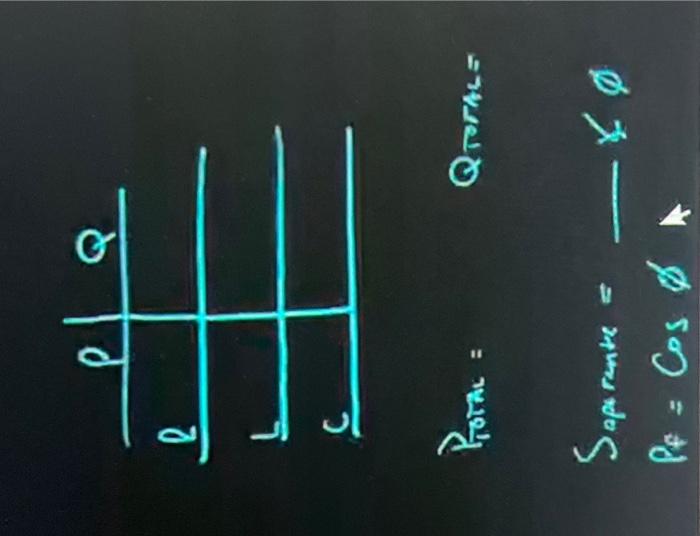 Solved For the following, find the real and reactive power | Chegg.com