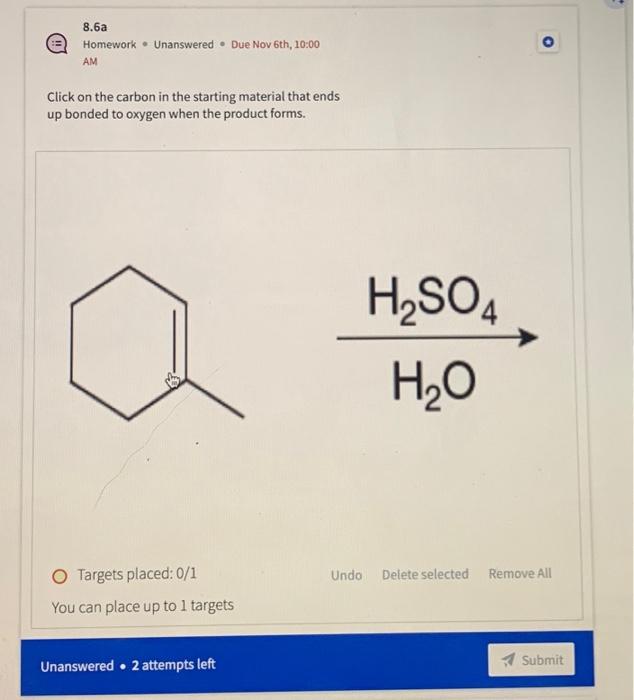 Solved H2O H2SO4 | Chegg.com