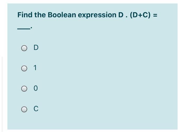 Solved Simplification of Boolean expression using Demorgons | Chegg.com
