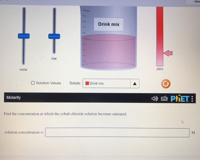 Use the interactive to observe how changing solute | Chegg.com