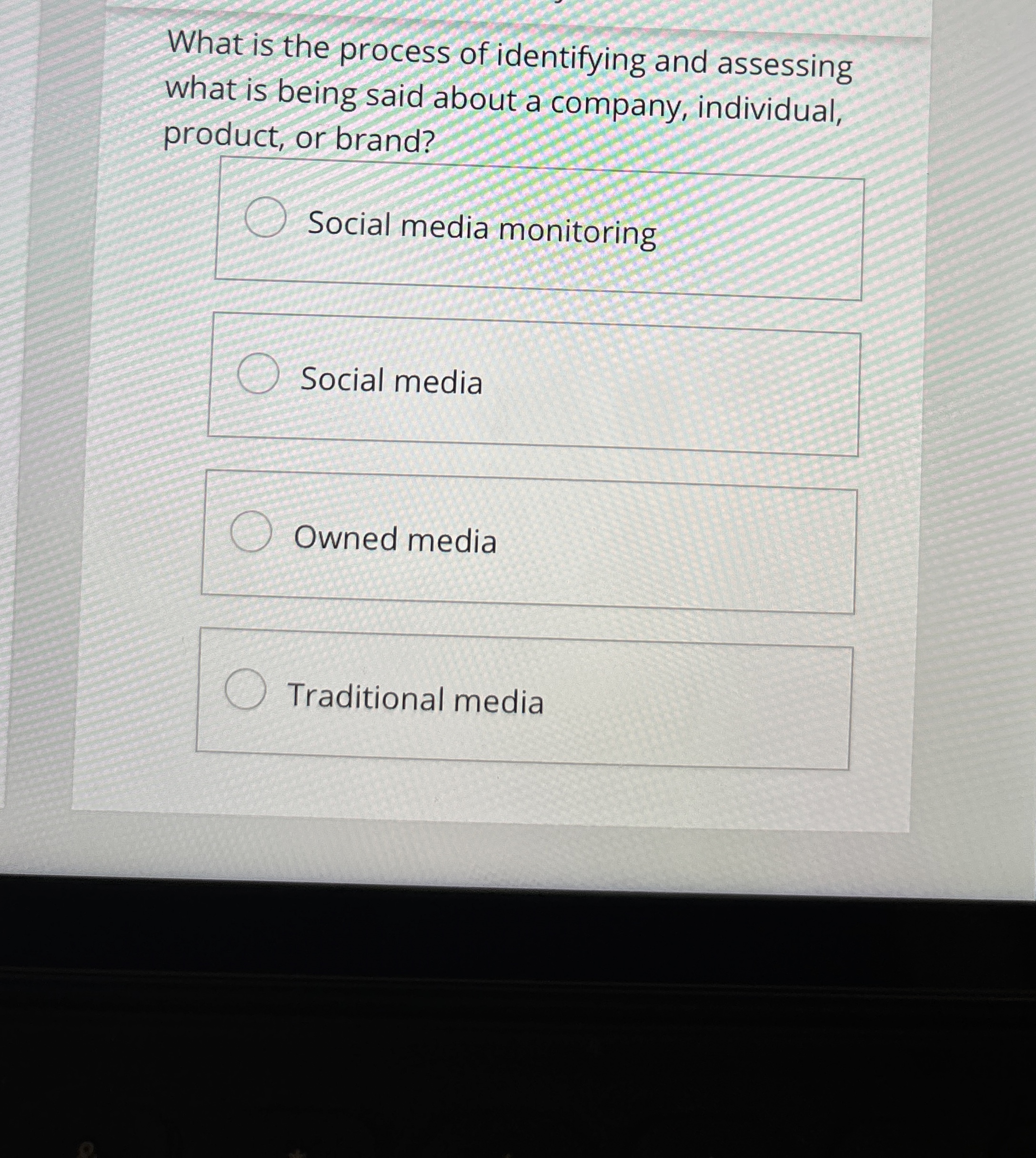 Solved What is the process of identifying and assessingwhat | Chegg.com