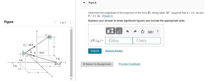 Solved Determine The Angle θ Between The Two Cables Suppose