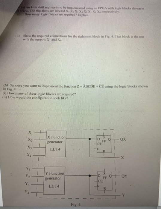ral An 8-bit shift register is to be implemented | Chegg.com