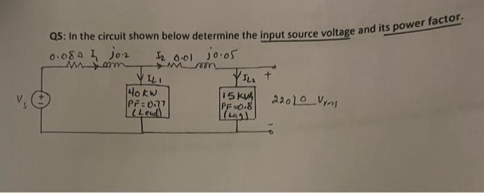 Solved S +1 Q5: In the circuit shown below determine the | Chegg.com