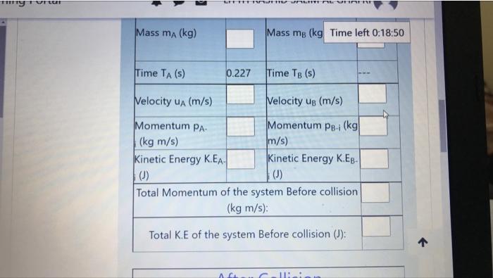 Solved Question 1 Not yet answered Elastic Collision-Carts | Chegg.com