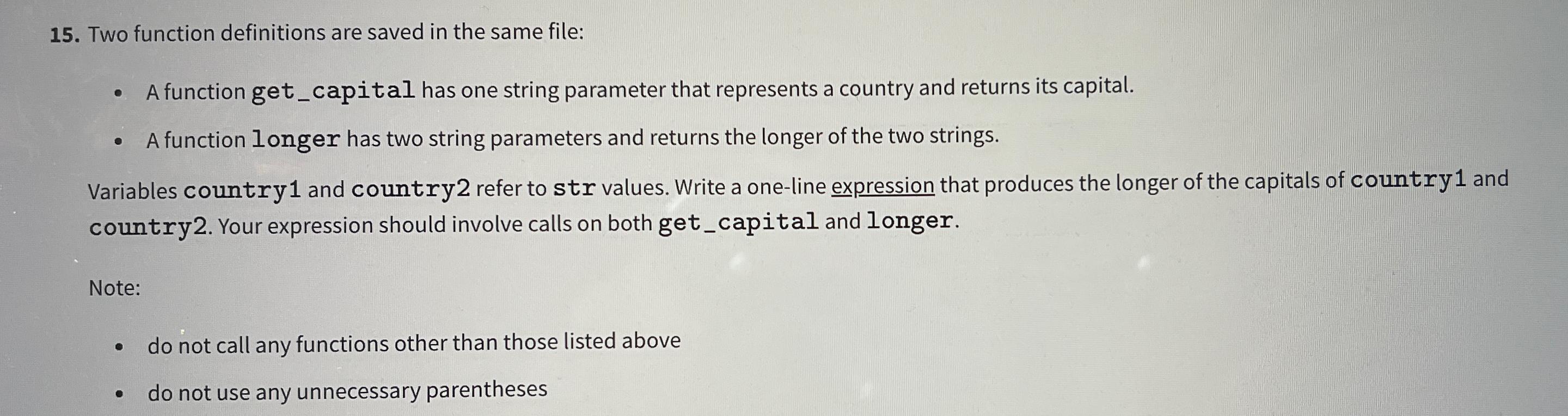 Solved Two function definitions are saved in the same file:A | Chegg.com