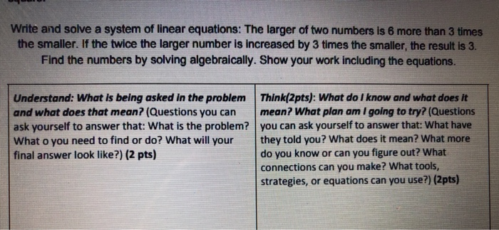 Solved Write and solve a system of linear equations: The | Chegg.com