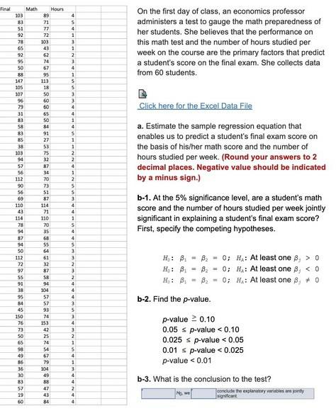 Solved On the first day of class, an economics professor | Chegg.com