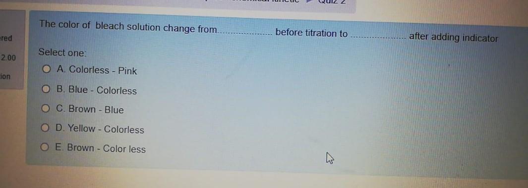 Solved Use the data on the table to calculate the % NaOCI in | Chegg.com