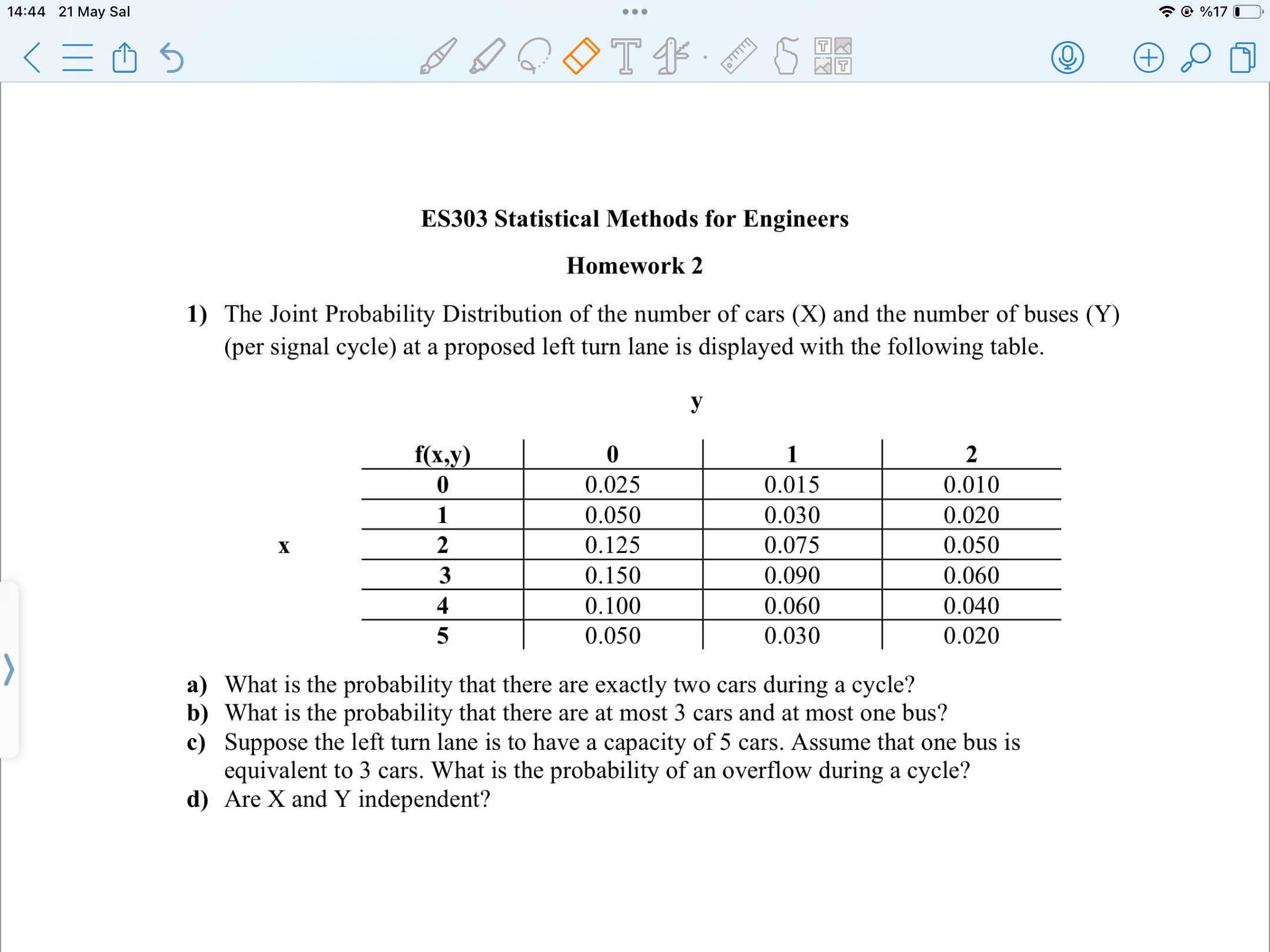 Solved ES303 ﻿Statistical Methods for EngineersHomework 2The | Chegg.com