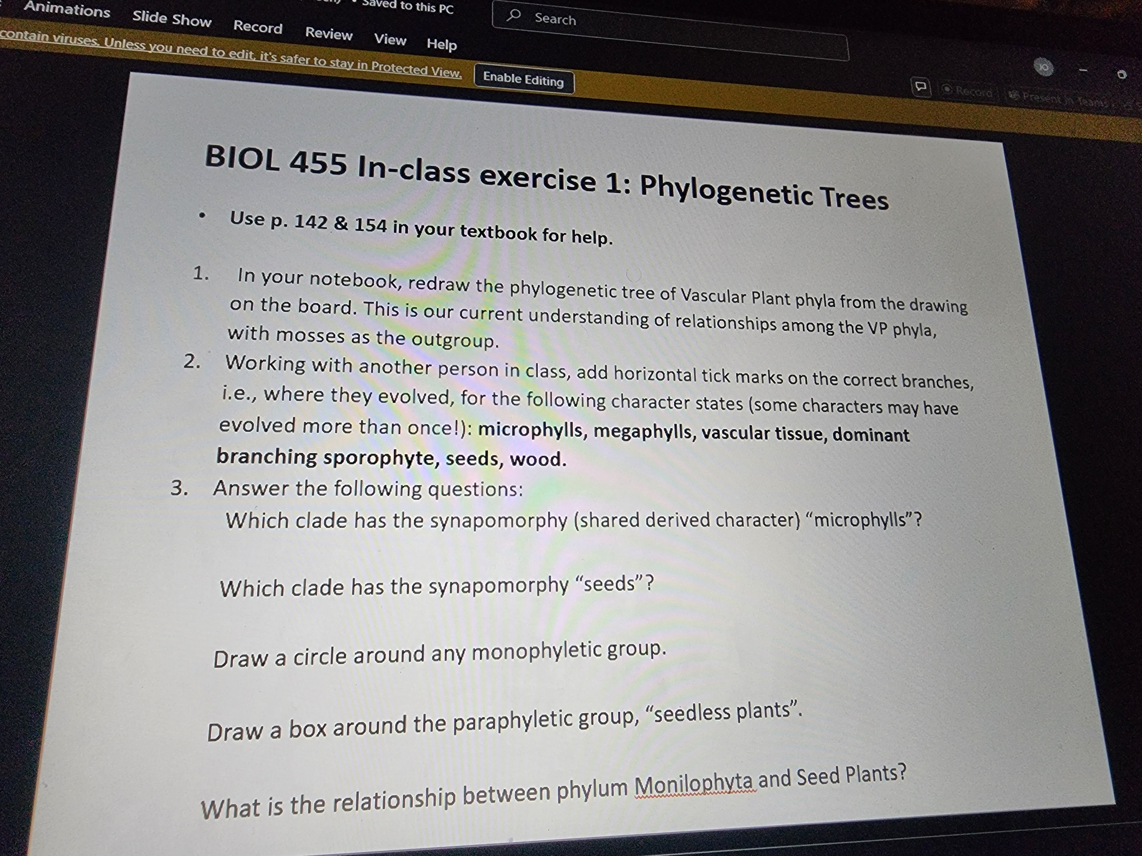 Solved Vascular plant biology page 142 ﻿and 154 ﻿from | Chegg.com