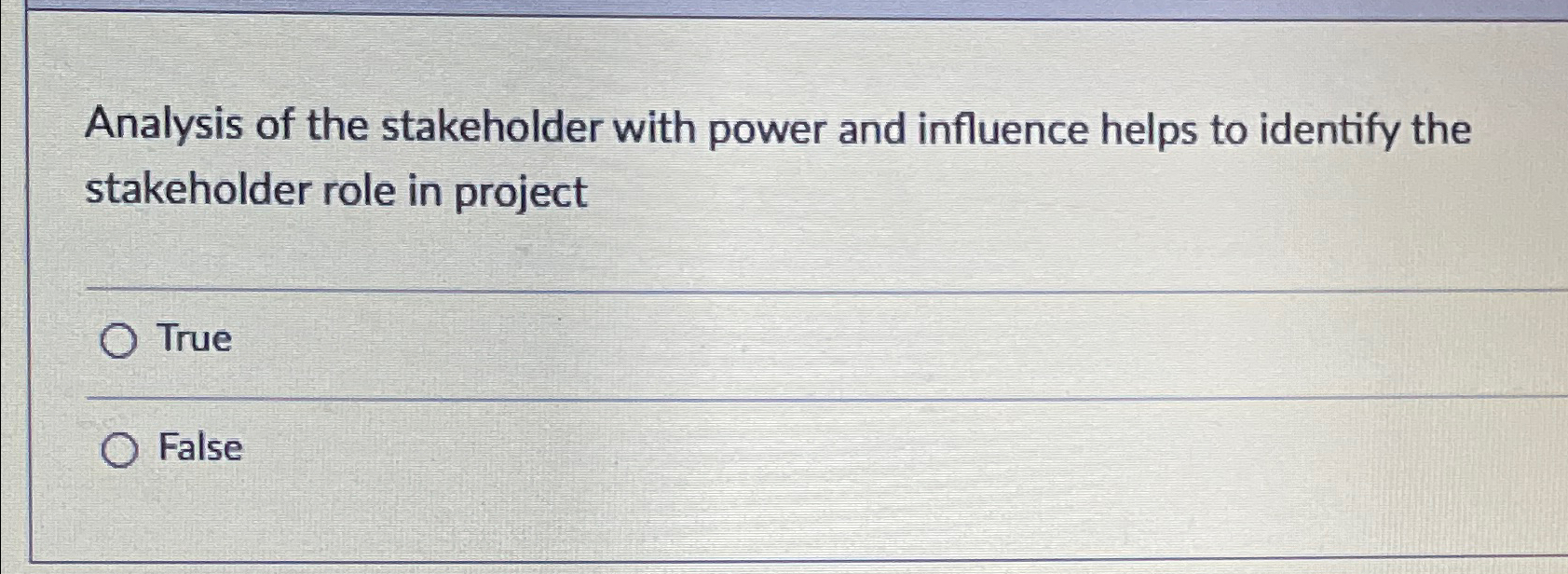 Solved Analysis of the stakeholder with power and influence | Chegg.com