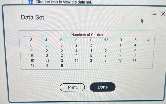 Solved The accompanying data set lists the numbers of | Chegg.com