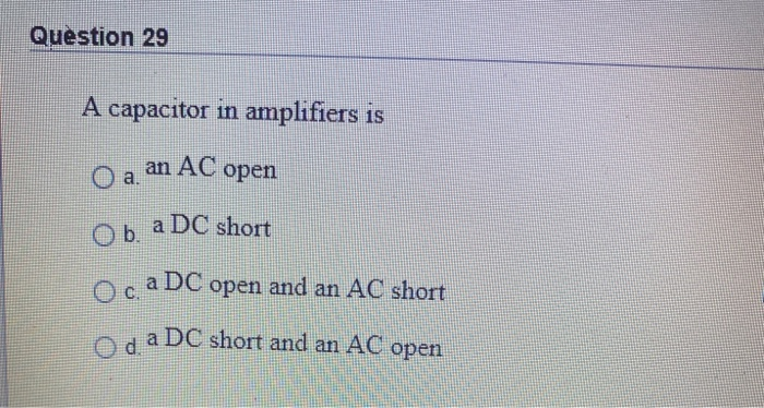 Solved Question 24 The Boc of a transistor is its current | Chegg.com