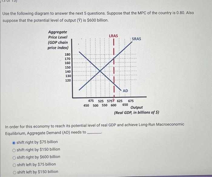 Solved Use the following diagram to answer the next 5 | Chegg.com