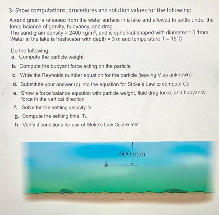 Solved 3- Show computations, procedures and solution values | Chegg.com