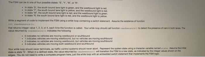 Solved Consider the finite state machine ("FSM") shown in | Chegg.com