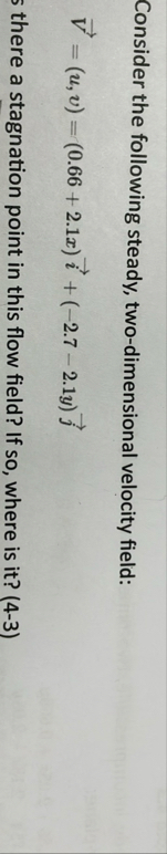 Solved Consider the following steady, two-dimensional | Chegg.com