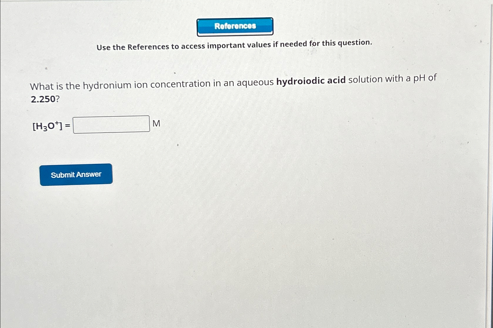 Solved Use the References to access important values if | Chegg.com