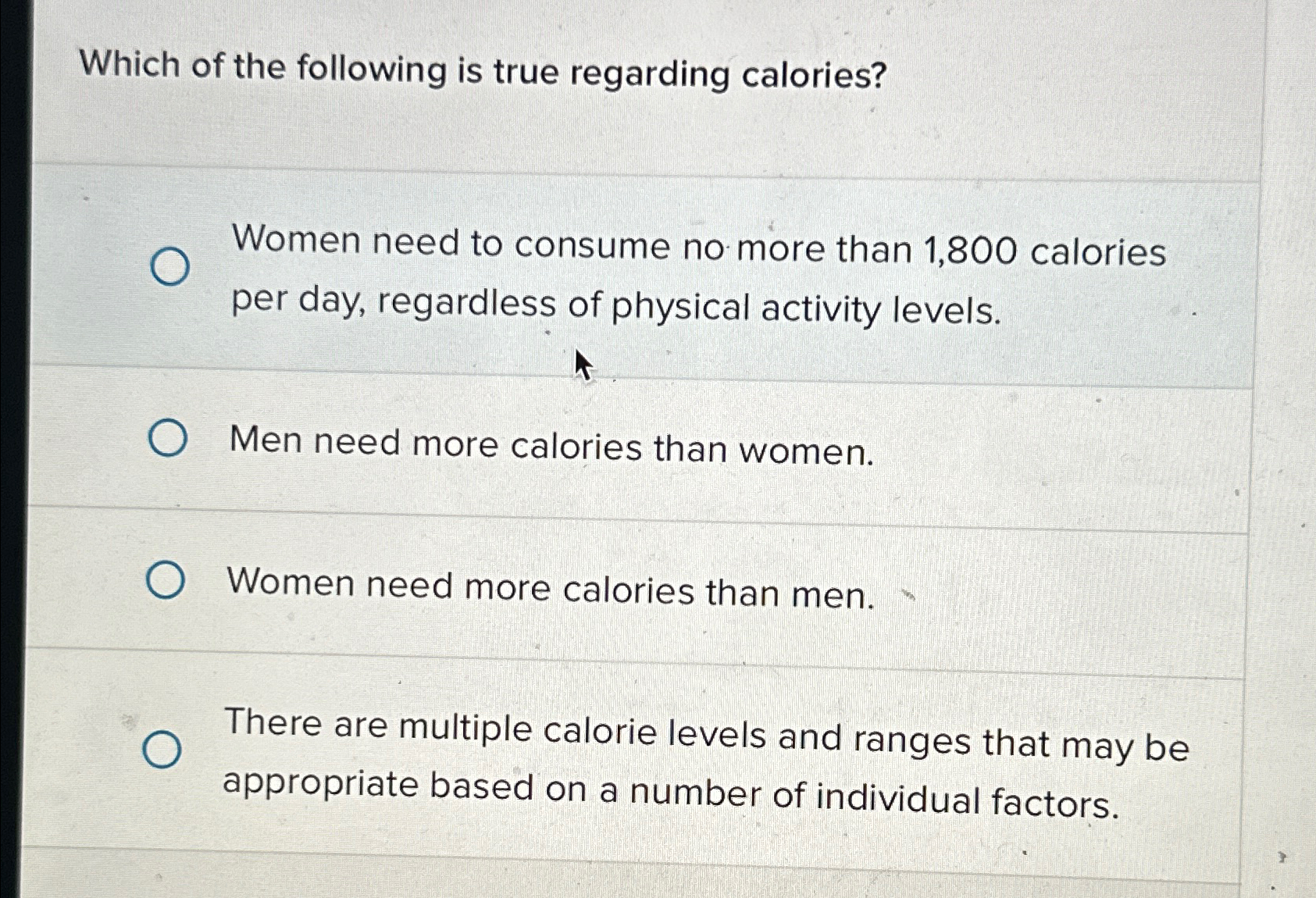 Solved Which of the following is true regarding | Chegg.com