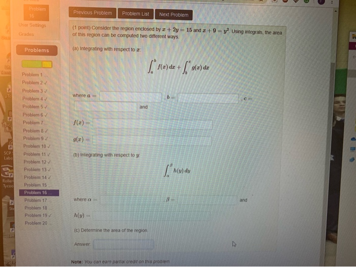 Solved Problem 16 Previous Problem Problem List Next Problem | Chegg.com