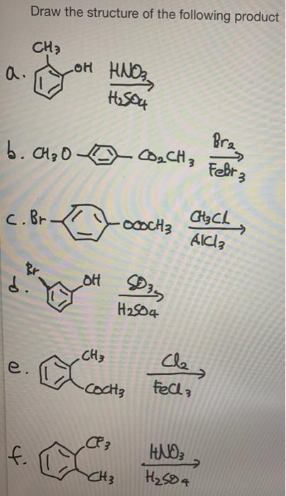 Solved Draw the structure of the following product CH3 OH a | Chegg.com