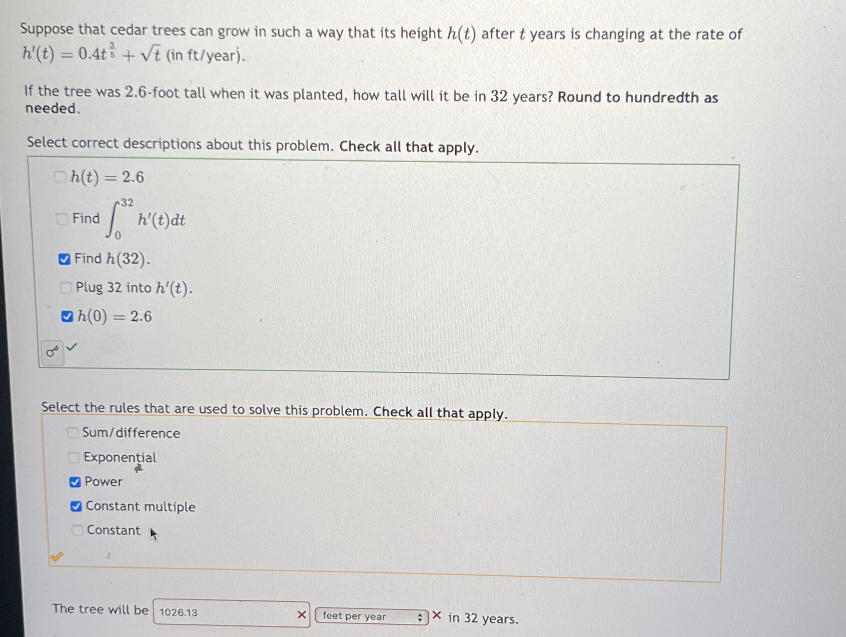 Suppose that cedar trees can grow in such a way that | Chegg.com