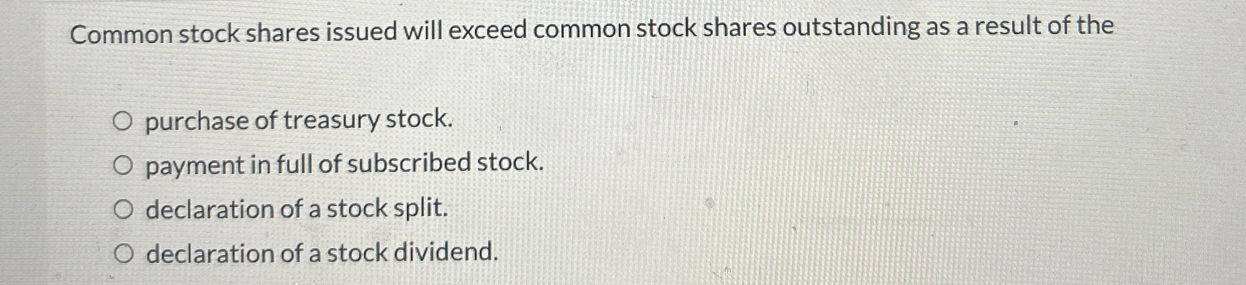 Solved Common stock shares issued will exceed common stock | Chegg.com