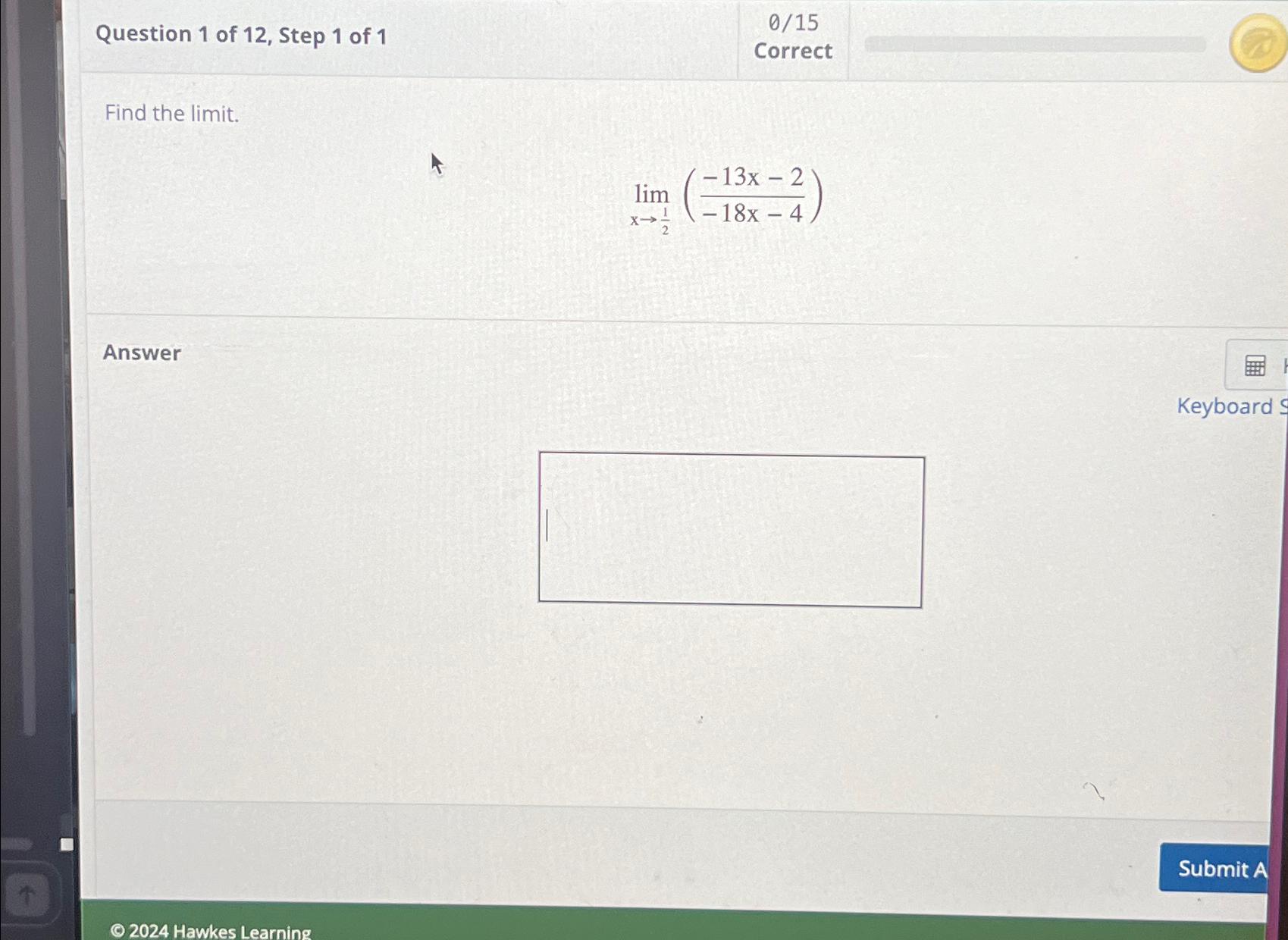 Solved Question 1 ﻿of 12 , ﻿Step 1 ﻿of 1015CorrectFind the | Chegg.com