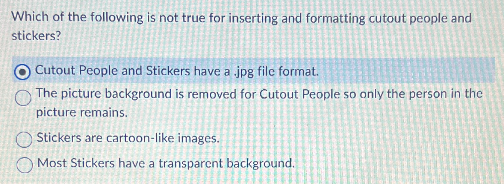 Solved Which of the following is not true for inserting and | Chegg.com