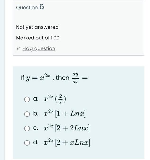 Solved Question 6Not yet answeredMarked out of | Chegg.com
