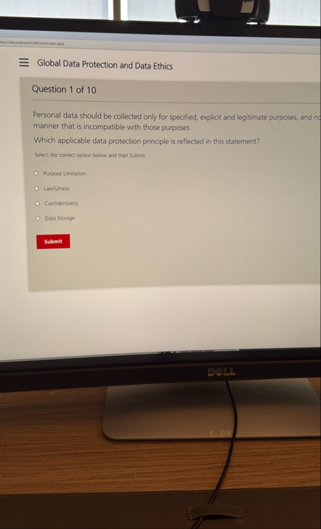 Solved Global Data Protection and Data EthicsQuestion 1 ﻿of | Chegg.com
