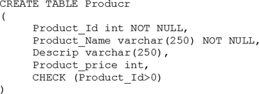 Definition of Using Check Constraints To Restrict A Column's Input ...