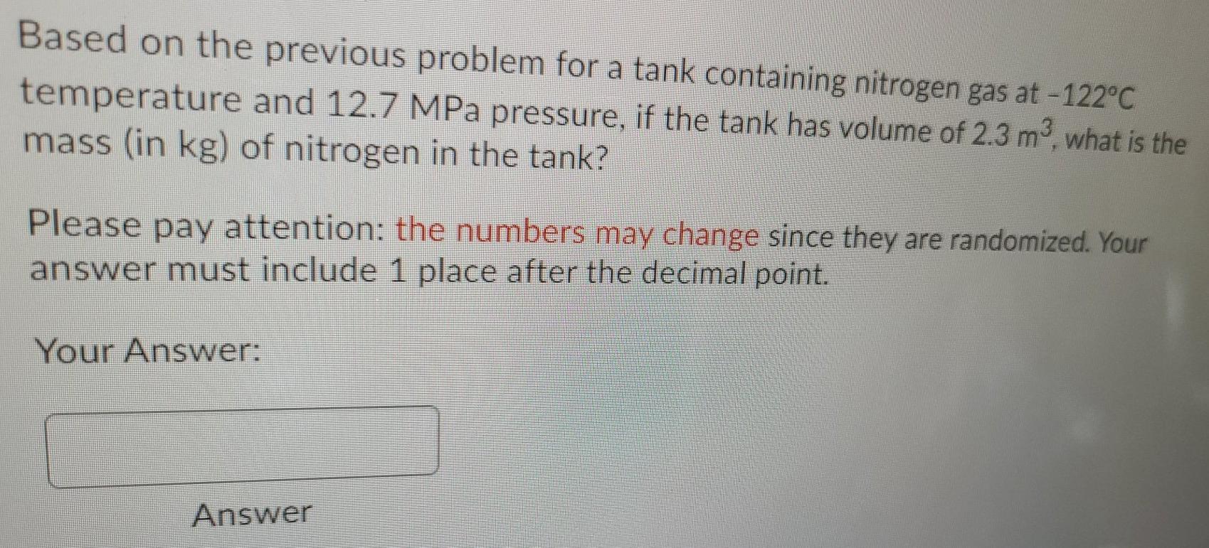 Solved For a substance with molar mass of 18.6 kg/kmol, what | Chegg.com