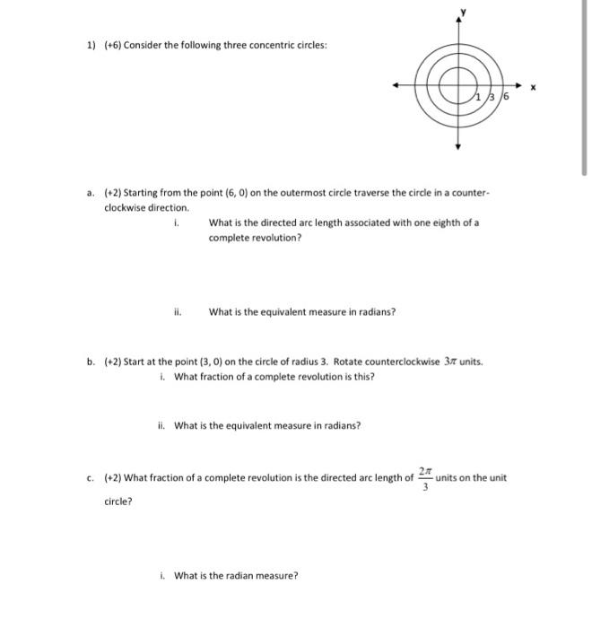 Solved 1) (+6) Consider the following three concentric | Chegg.com