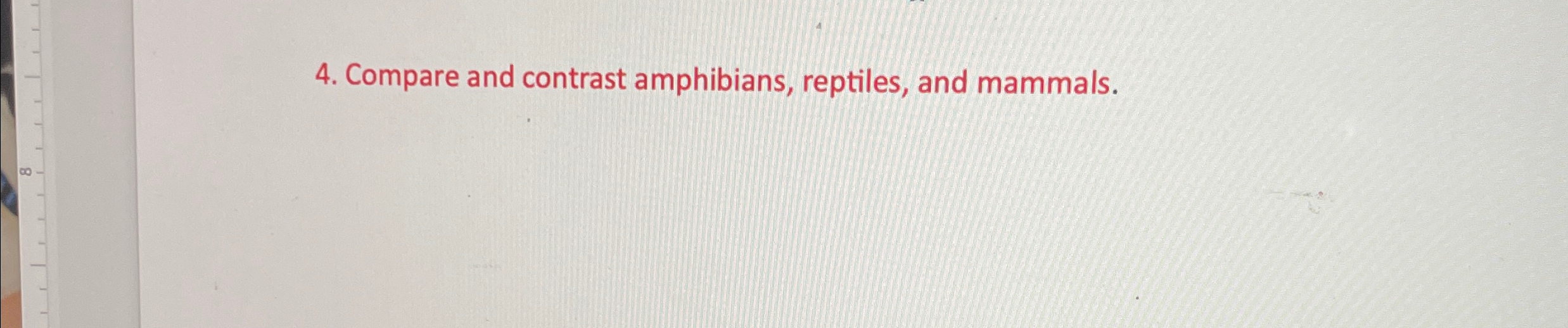 Solved Compare and contrast amphibians, reptiles, and | Chegg.com