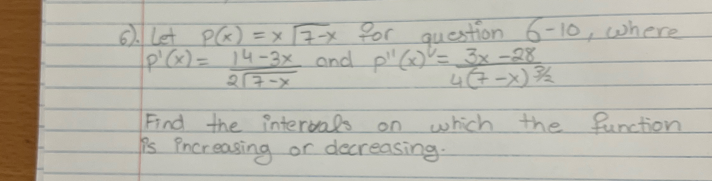 Solved Let P(x)=x7-x2 ﻿for question 6-10, ﻿where | Chegg.com