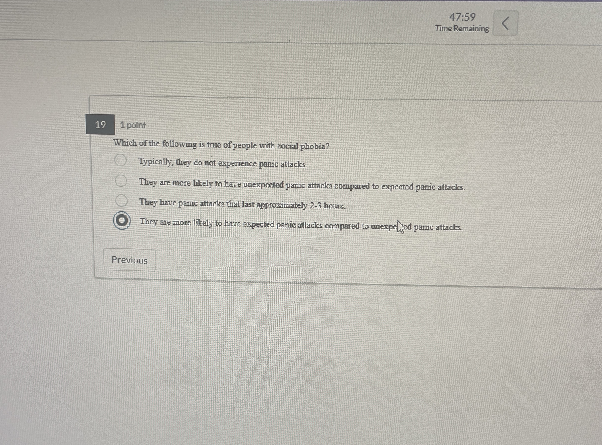 Solved 191 ﻿pointWhich of the following is true of people | Chegg.com