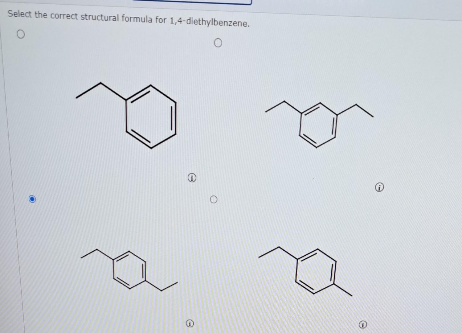 Solved Select the correct structural formula for | Chegg.com