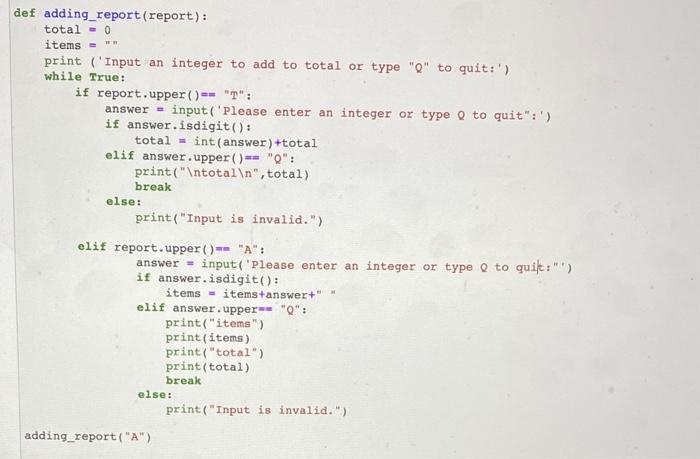 Solved I have included the output I am looking for. I am | Chegg.com