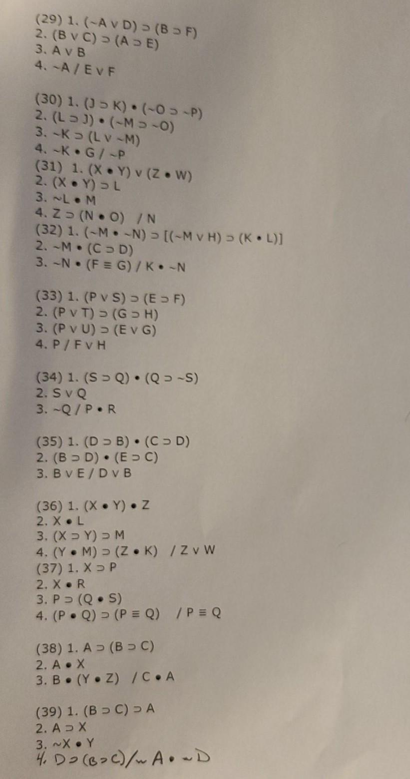 Solved 8 Rules of Implication Homework Exercise 3 This | Chegg.com