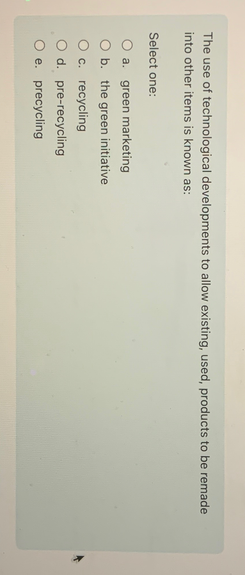 Solved The use of technological developments to allow | Chegg.com